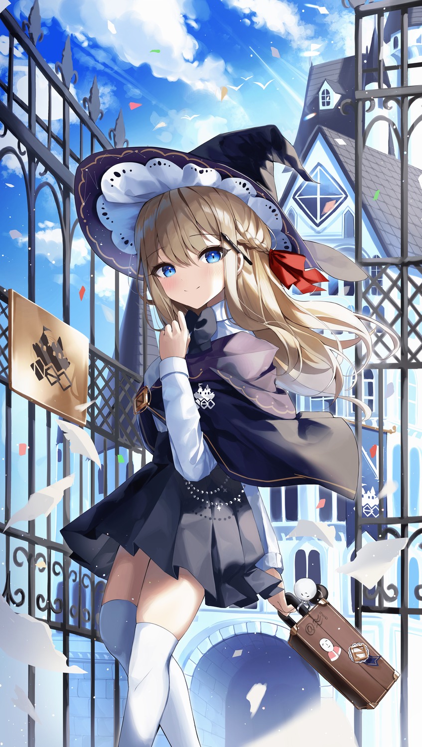 makki (macchiato s2) thighhighs witch | #925708 | yande.re